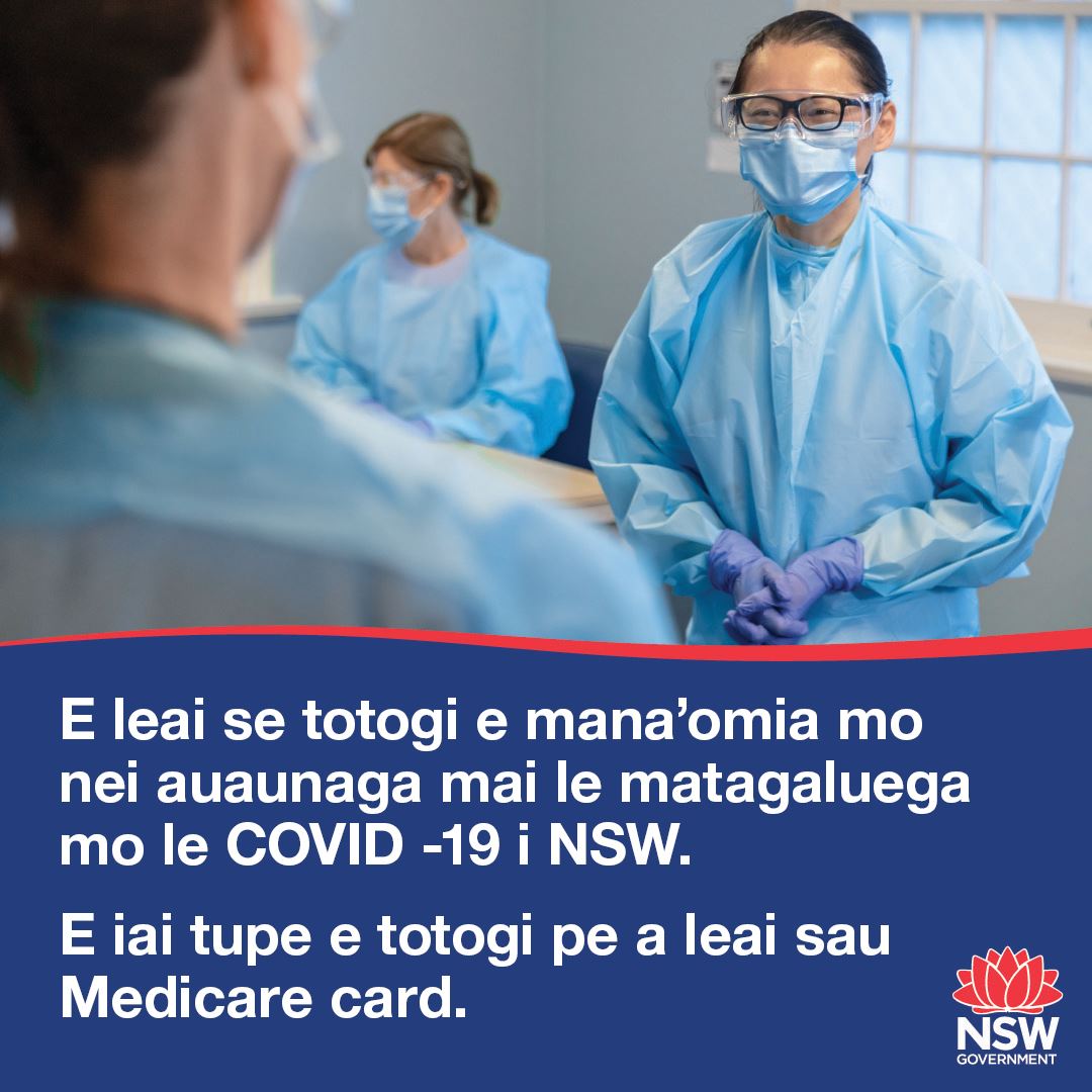 COVID-19 Safe Information in Samoan to keep your community safe