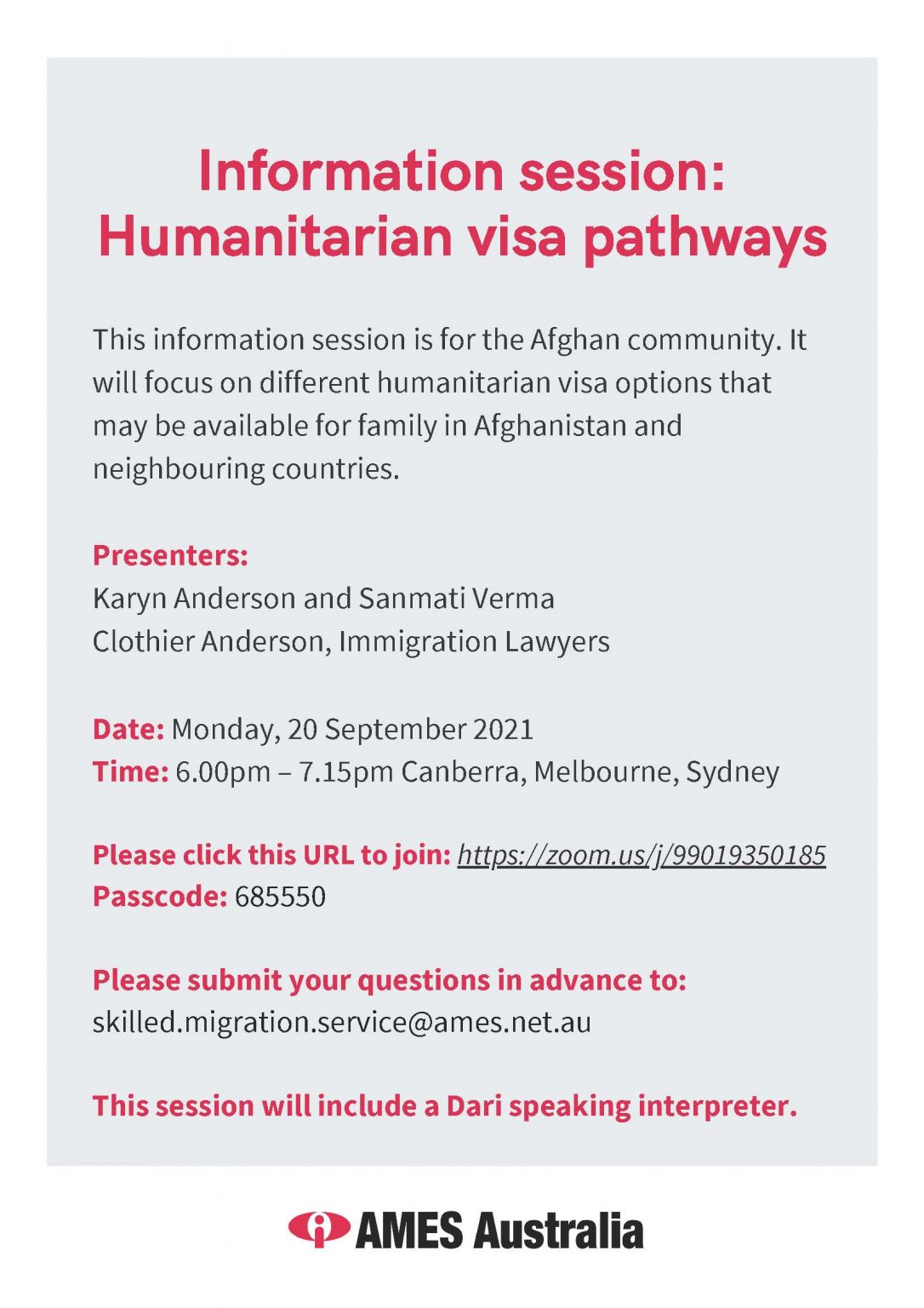 Afghanistan Humanitarian Visa Pathway and Form Filling Information ...